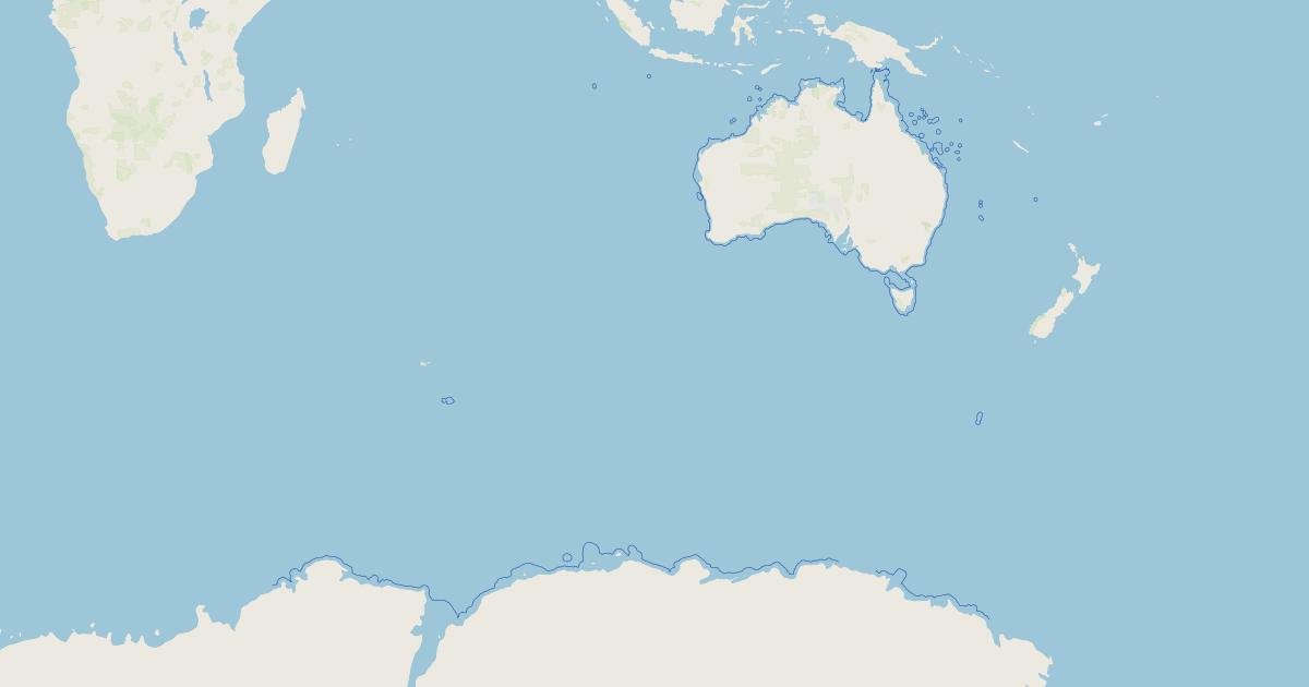 Territorial Sea of Australia - Australia | GIS Map Data | Geoscience ...